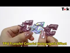 TPU Colorful Holographic Effect Labels