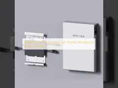 China Reduce Your CO2 Emissions with NOVB-2400 Balcony Energy Storage for sale