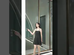 Aluminum sliding door interior partition