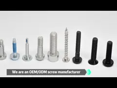 Vite autofilettanti a testa piatta larga ST2.5x8 3-120mm in acciaio al carbonio