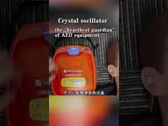Crystal oscillator used in AED