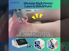 China 1064nm High Power High Intensity Laser Therapy 10 Bar Shock Wave Physiotherapy Machine for sale