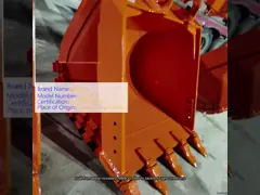 Customized High-Quality Excavator Rock Bucket for PC200 CAT320 Digger
