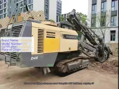 Used Atlas Copco D45 Drill Rig Almost not used for Sale