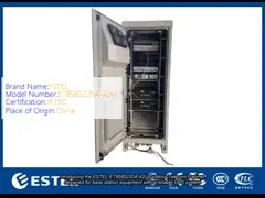 Outdoor Telecom Cabinet With LED Lamp For Base Station Equipment With UPS System