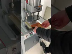China Pneumatic Shoe Making Machine Fabric Logo 3D Embossing Hot Foil Stamping Machine for sale