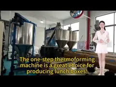 One-step thermoforming machine