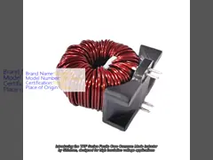 O indutor comum do modo do núcleo de ferrite esmaltou a bobina de bloqueador Toroidal do fio