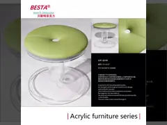 China Decorative Modern Acrylic Furniture Clear PMMA for Sleek and Products for sale
