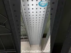China Galvanized Perforated Wire Mesh Custom Sizes For Ventilation Industrial Fencing for sale