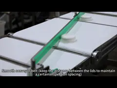 China Paper Coffee Lid Surface Detection AI Vision Inspection System Remote Access Support for sale