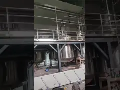 Production line platform type high or low speed mixing vessels