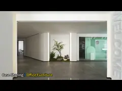 China Modern 4-Person Office Workstation Desk MG76 - 3600×1200mm or 4200×1400mm Size Options with 450lb Load Capacity for sale