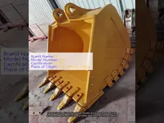 Customized High Quality Excavator Rock & Crush Bucket Q355B Q690 Steel for Construction