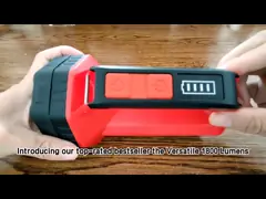 Фара 1800 Lm портативная перезаряжаемые с белым красным лучем потока