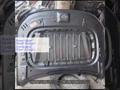 China Original Disassembled Parts Of The Engine Hood Of B-Y-D Song Pro 25 Model Car for sale