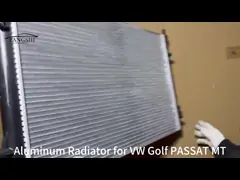 QER2615 Aluminum Radiator for VW Golf PASSAT and Audi A3 8P1 1K0121251BR 1K0121251E 1K0121251F