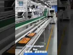 China Wide Adaptability 90 Degree Turning Conveyor Line Assembly Line Belt Conveyor for Electronics Assembly for sale