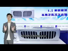 4Kühlfahrzeug-Kühlgerät von 0,2 m Os veículos eléctricos são equipados com um dispositivo eléctrico.