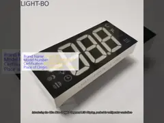 Ultra Blue 3 Digit 7 Segment LED Display Common Cathode for Refrigerator Controller