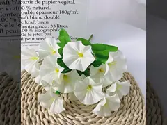 Simulated morning glory, trumpet flower, fake flower, bundle morning glory, silk flower, engineering