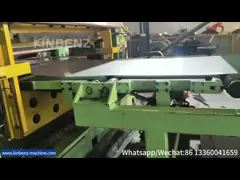 Flying Shear Cut To Length Production Line With Double Automatic Stacker
