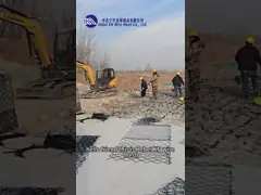 China 2x1x1 M Canal Reinforcement Cage Rock Retaining Wall Flexible Design Soil Stabilization CE for sale