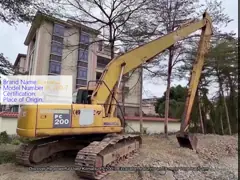 Used Komatsu PC200-7 Excavator 18 Meter Long Reach Arm PC200 7 For Sale Machine