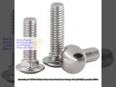 Stainless Steel Coach Round Head Carriage Bolt l SS304 SS316 SS316L A2 A4 DIN603