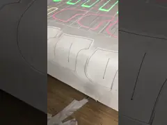 China 2516 Digital CNC Textile Cutting Machine Textile Cutter With Camera Projector for sale