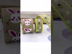 China Cross border Sunflower bees paragraph Bee Festival polka dot checkered wavy ribbon zip tape for sale