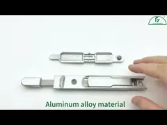 China 182mm Length Window Casement door flush bolt Accessories Gate Door Latch for sale