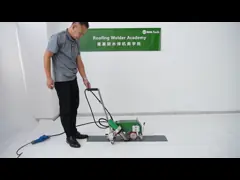 Αυτόματη μηχανή συγκόλλησης μεμβρανών εμβλημάτων 4200w PVC