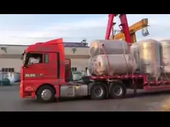 China Sanitary Distribution Air Compressed Air Receiver Tanks Horizontal Tank PED Certified for sale