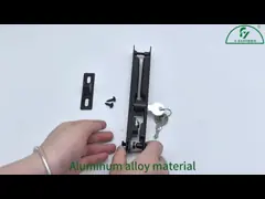 China Spray Finish Adjustable Sliding Window And Door Locks With Key For Home Office for sale