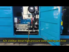 China High Pressure Water Jet Blasting Machine 500bar-1500bar Industrial Pipeline Cleaning Machine for sale