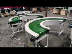 China Industrial Production Partner Customizable Belt-driven Turner with Turning Radius R500 R2000mm and Custom Belt Width for sale