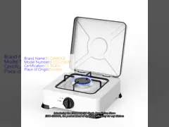 Single Burner Gas Stove With Lid