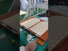 dish warm-keeper pad silicone application by automatic glue dispensing robot