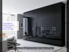 OEM/ODM Custom Elegant Apartment Furniture with Solid Wood Frame Multifunctional Storage Cabinet for Apartment Use for Luxury Living
