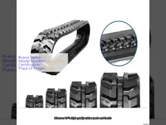 High Quality Excavator Rubber Pads and Rubber Tracks Replacement Parts Supplier
