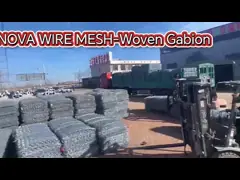 NOVA Wire Mesh-Hexagonal Woven Galvanized Gabion - 6mm Wire for Flexible Slope Protection