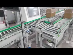 China 200 kg Load Capacity Cleanroom Roller Conveyor Line For Semiconductor PLC/Manual Control System for sale