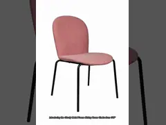China Sturdy Metal Frame Dining Room Chairs Customize Modern Dining Chairs for sale