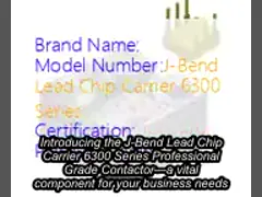 J-Bend Lead Chip Carrier 6300 Series Professional Grade Contactor for Your Business Needs