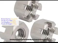 UNC UNF Castle nut M6 M8 M10 Stainless Steel 304 316 Hex Slotted Castle Nuts DIN935