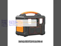 300W Portable Power Station Handle Solar Power Bank UL Li-ion Battery Energy System For Outdoor Camping
