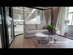 China Luxury Prefabricated Beach Capsule Home 11.5x3.3x3.2m with 38m² Area for Hotels and Resorts for sale