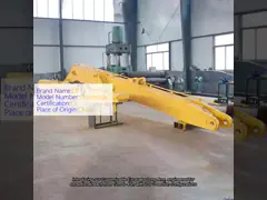 Customizable Excavator Extended Arm Long Boom 2 or 3 Section 12m to 45m Incl Cylinder