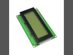 China STN Yellow Green Monochrome LCD Display Module 20x4 Character LCD Display 16 pin for sale